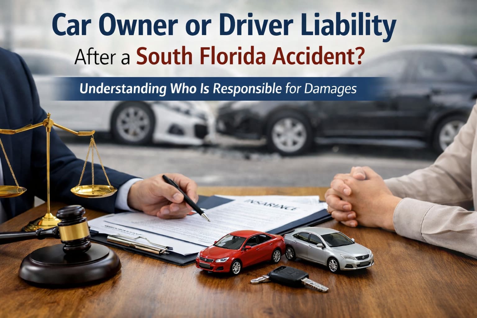Who Is Liable After a South Florida Car Accident: Owner or Driver?